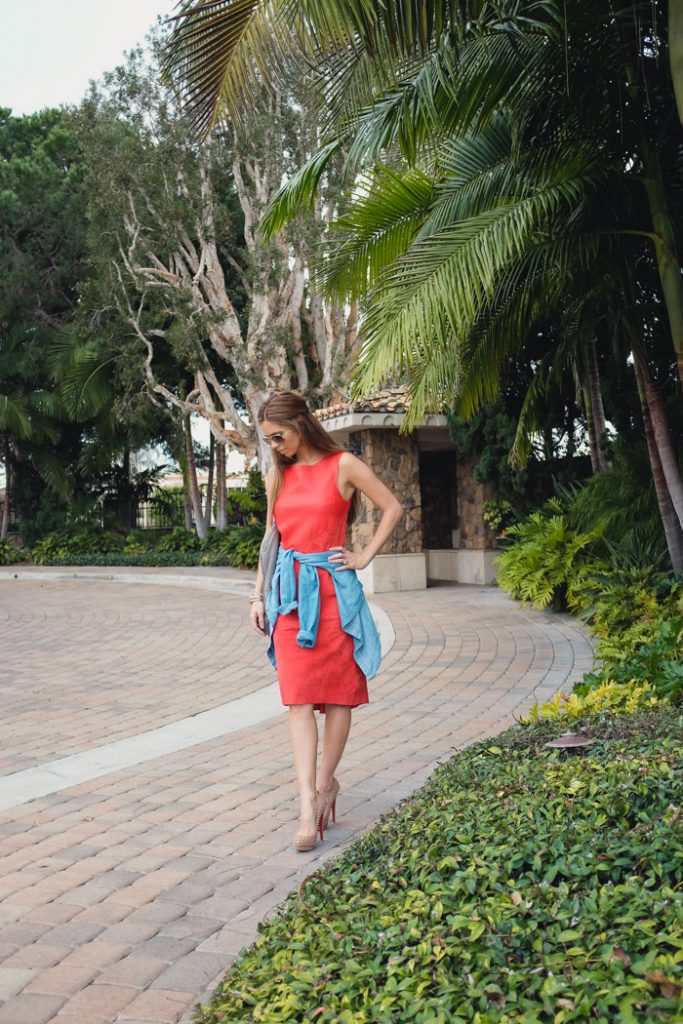 Red, Leather, and Suede (Oh My!) - Lydia McLaughlin | OC Lydia